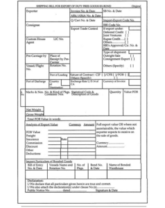 How to Generate a Shipping Bill in India: Complete Guide for Exporters ...